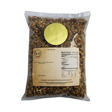 Fresh Raw Natural Walnuts 2 Pound 32 oz Bulk Bag - Warehousesoverstock
