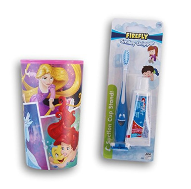 Disney Princess Tooth Brushing Kit - Toothbrush, Toothpaste, and ...