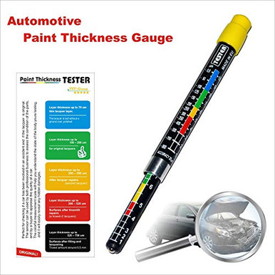 Paint Thickness Tester Meter Gauge Paint Coating Tester Car Body Damage ...