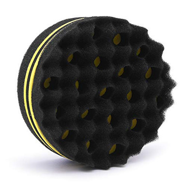 Round Hair Sponge Big Holes Twists Barber Hair Brush for Natural Twists ...
