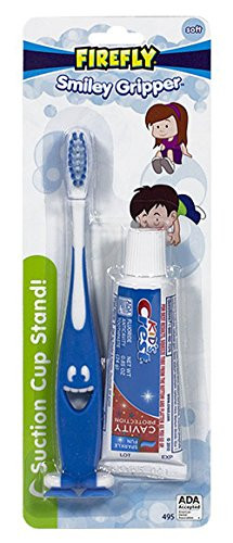 Firefly Toothbrush Smiley Gripper With Toothpaste 3 Pack ...