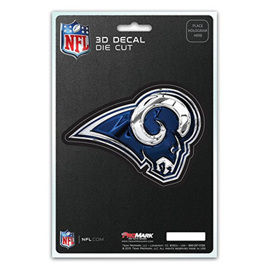 FANMATS NFL Los Angeles Rams 3D Team Logo Decal - Warehousesoverstock