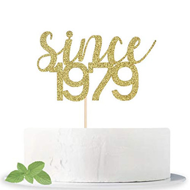 Since 1979 Cake Topper Birthday Cake Topper Birth Year Cake Topper 41st ...