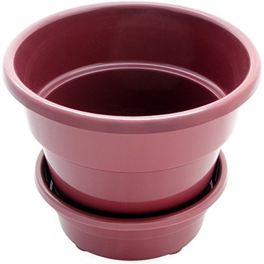 6 Self Watering Aerating Unique Drainage Deep Reservoir Round Planter ...