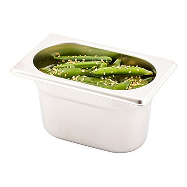One Ninth (1/9th) Steam Table Pan - 4" Deep - Anti Jam - Commercial ...