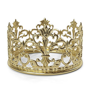 Gold Crown Cake Topper By The Preppy Crown Elegant Cake Decoration For ...