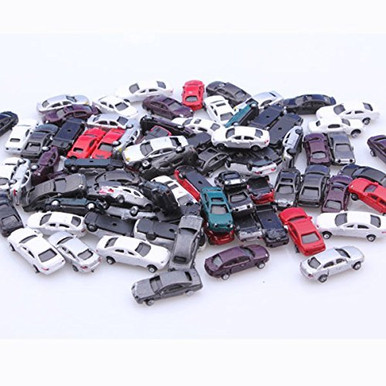 Z Gauge 1 200 Scale Painted Model Cars for Parking Scenery Train Layout ...