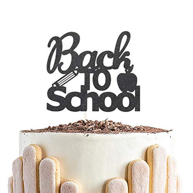 Back to School Cake Topper for First Day of School School Theme Party ...
