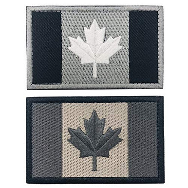 2 Pieces Canada Flag Patches Canadian Flag Patch 3 1 X 2 0 Inch Velcro ...