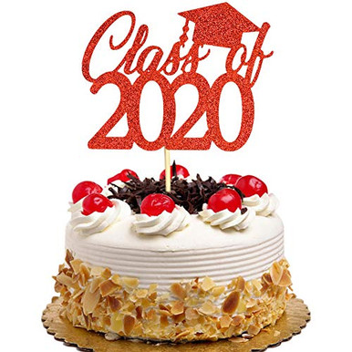 Class of 2020 Cake Topper Congrats Grad Cake Toppers Graduation Party ...