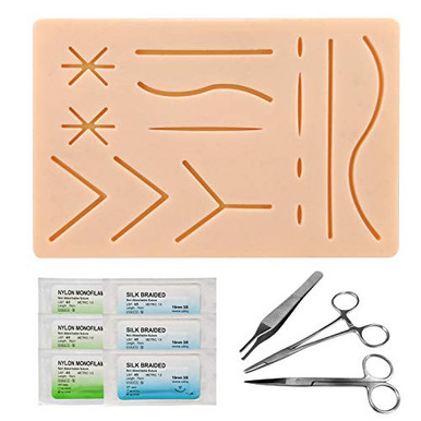 Suture Practice Kit for Medical and Vet Students Portable Silicone ...