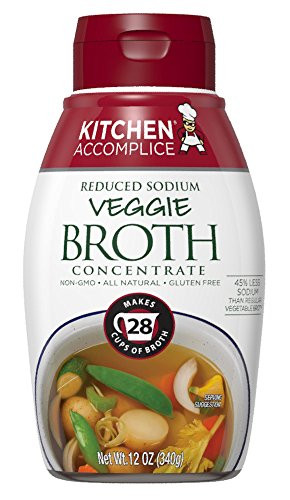 Kitchen Accomplice Reduced Sodium Vegetable Style Broth Concentrate 12 ...
