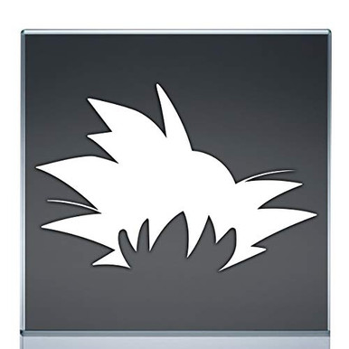 Goku Saiyan Hair Sticker Decal Dragon Ball Z GT Super 6 x4 ...