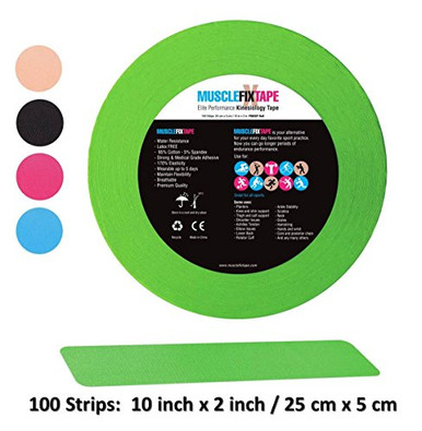 Green Kinesiology Tape Precut Roll Bulk Jumbo Clinical Size Recovery ...