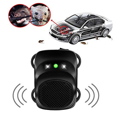 Loraffe Under Hood Rodent Ultrasonic Rat Repellent Mice Deterrent with ...