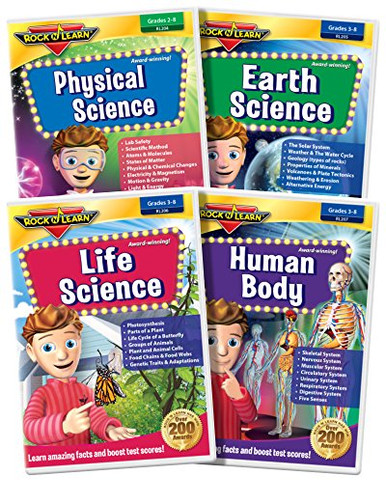 ROCK N LEARN Science DVD Collection Earth Science Physical Science Life ...