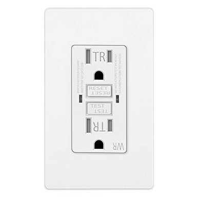 ELECTECK UL Listed Self Test 15A GFCI Outlet Weather Proof and Tamper ...
