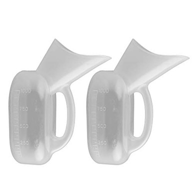 Milisten 2pcs Female Urinal Urine Bottle Women Urinal Pot Urinal Device ...