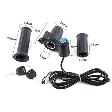 Tbest Electric Throttle Ebike Throttle Universal E Bike Throttle Grip ...