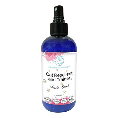Harbor's Cat Repellent and Trainer - Cat Repellent Spray Indoor - 8 oz ...