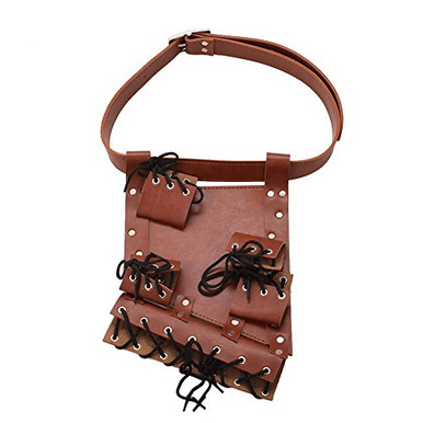 BLESSUME 1PC Medieval Rapier Frog Holster with Belt Cross Lacing Holder ...