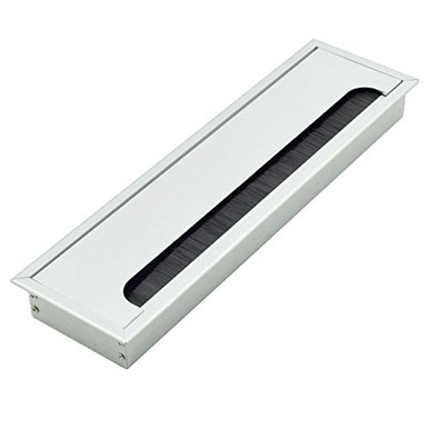 Rannb Large Rectangle Cable Grommet Cord Metal Wire Hole Cover ...