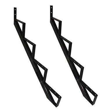 MTB Steel Stair Step Riser 4 Step for Deck Height 35 Inches 2 Pack ...