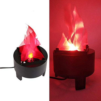 Led Fake Flame Lamp 3D Flickering Fire Flame Light Electronic Night ...