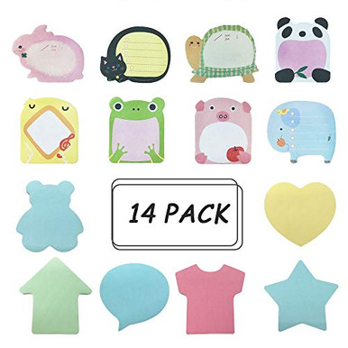 Sticky Notes,Self-Adhesive Self-Stick Removable Sticky Notes - 14 Pads ...