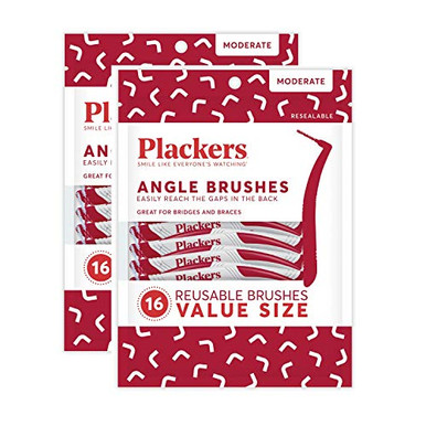 Plackers Interdental Brush RA 16 Count Pack of 2 - Warehousesoverstock