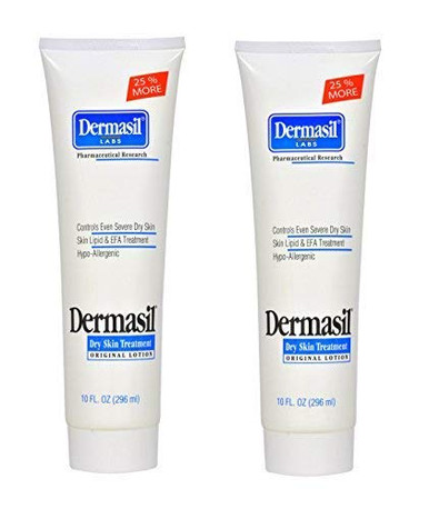 Dermasil Original Dry Skin Lotion Treatment (TWO 10oz Bottles ...