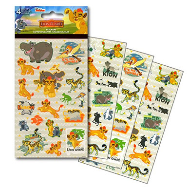 Lion Guard Stickers 4 Sheets of Stickers - Warehousesoverstock