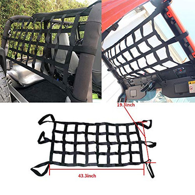 DEF Cargo Net Top Roof Hammock Mesh Net Upgrade for 1997 2020 Jeep ...