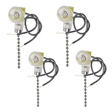 Fan Light Switch Pull Chain Electrical Pull Chain Switch ON Off Switch ...