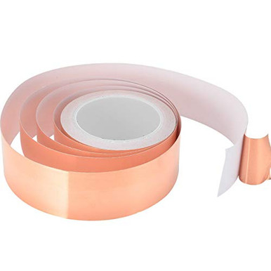 50mm X 2M Premium Copper Foil Tape, Single-Sided Conductive Adhesive ...