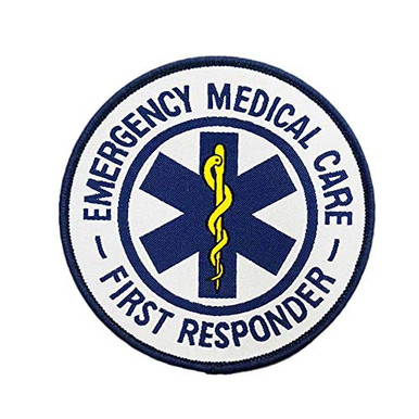Emergency Medical Care First Responder Patch Woven Sew on and Iron on ...