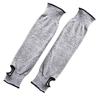 QWORK Arm Protection Sleeve 18 Cut Resitant Safety Arm Guard for Garden ...
