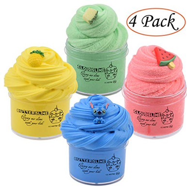 2 Pack Butter Slime Kit and 2 Pack Cloud Slime Kit with Blue Stitch ...
