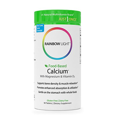 Rainbow Light Food Based Calcium Calcium Magnesium and Vitamin D ...