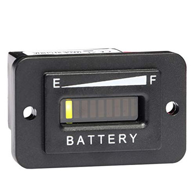 48V Volt LED Battery Meter Indicator Gauge Status Level Tester Charge ...
