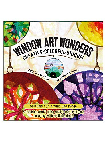 Window Art KIT Create 2 Unique Designs! Creative Colorful Suncatcher ...