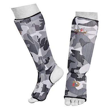DEFY Shin Instep Foam Padded Shin Guard Protector Shin Support MMA Foot ...