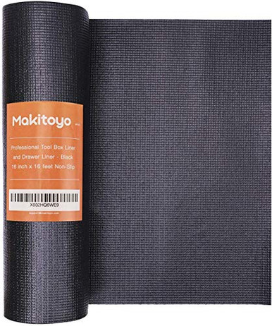 Makitoyo Professional Tool Box Liner and Drawer Liner Black Non Slip ...