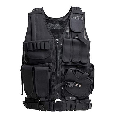 Himal Tactical Vest for Men 600D Encryption Polyester Military Vest ...