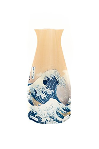 MODGY Collapsible & Expandable Plastic Vase - NOT GLASS (The Great Wave ...