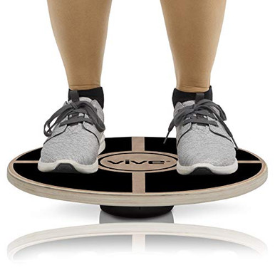 Vive Fit Balance Board Wooden Self Balancing Wobble Platform Wood Twist ...