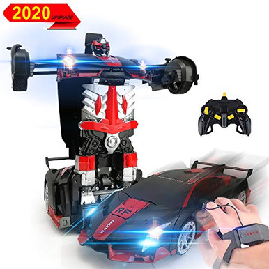 B Qtech 1 12 RC Cars Robot for Kids Remote Control Car Transformrobot ...