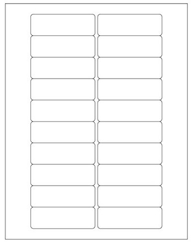 ChromaLabel 1 x 3 inch Printable Labels for Laser and Inkjet Printers ...