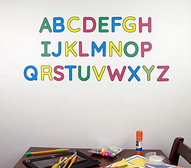 StikArt Letter Decals for Preschool Pre K and Kindergarten Classrooms ...