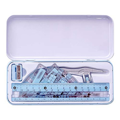 Kennedy Math Geometry Kit Set 8 Pieces Student Supplies Portable ...